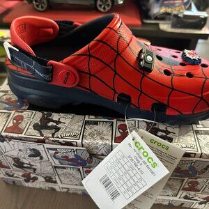 CROCS | Shoes | Crocs Kids Team Spiderman All Terrain Clogs Navy Size ...